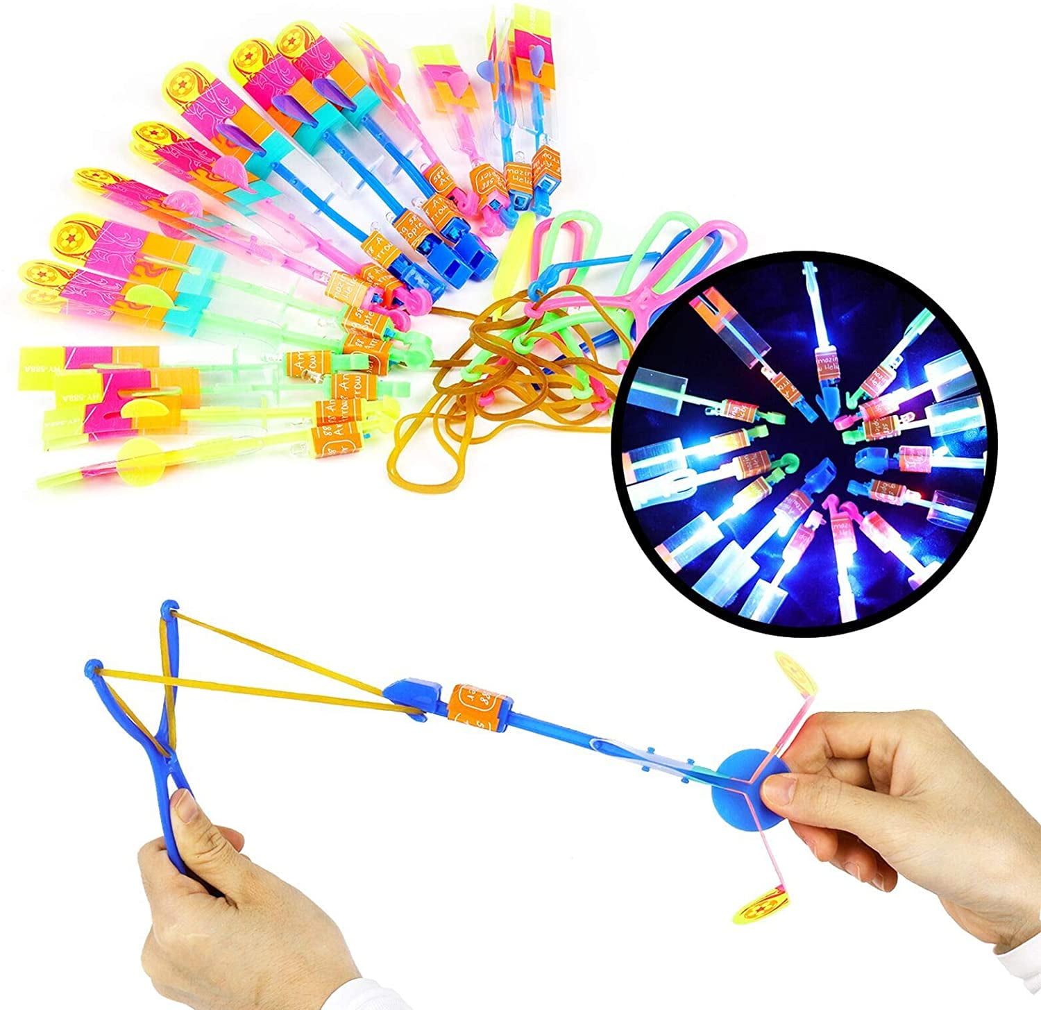 Buy 15 Amazing Arrow Rocket Copters,Helicopter Flying Rocket Catapult ...