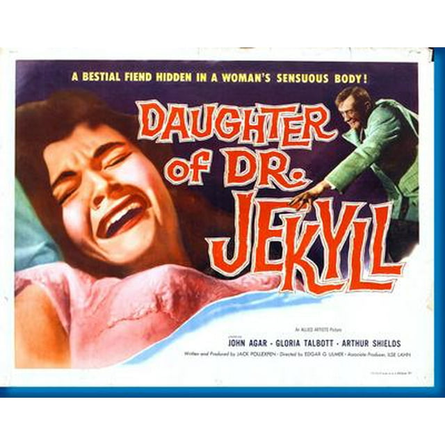 Daughter Of Dr. Jekyll Movie Poster Art Poster 24x36 Unframed, Age ...
