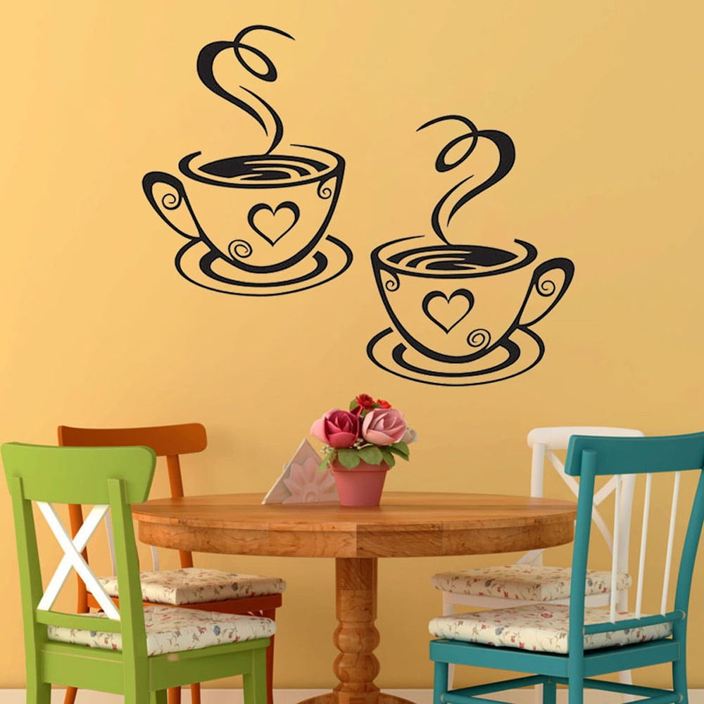 Click here for Egnmcr Wall Stickers  Cute Stickers Coffee Cups Ki... prices