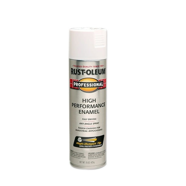 White, Rust-Oleum Professional High Performance Gloss Enamel Spray ...