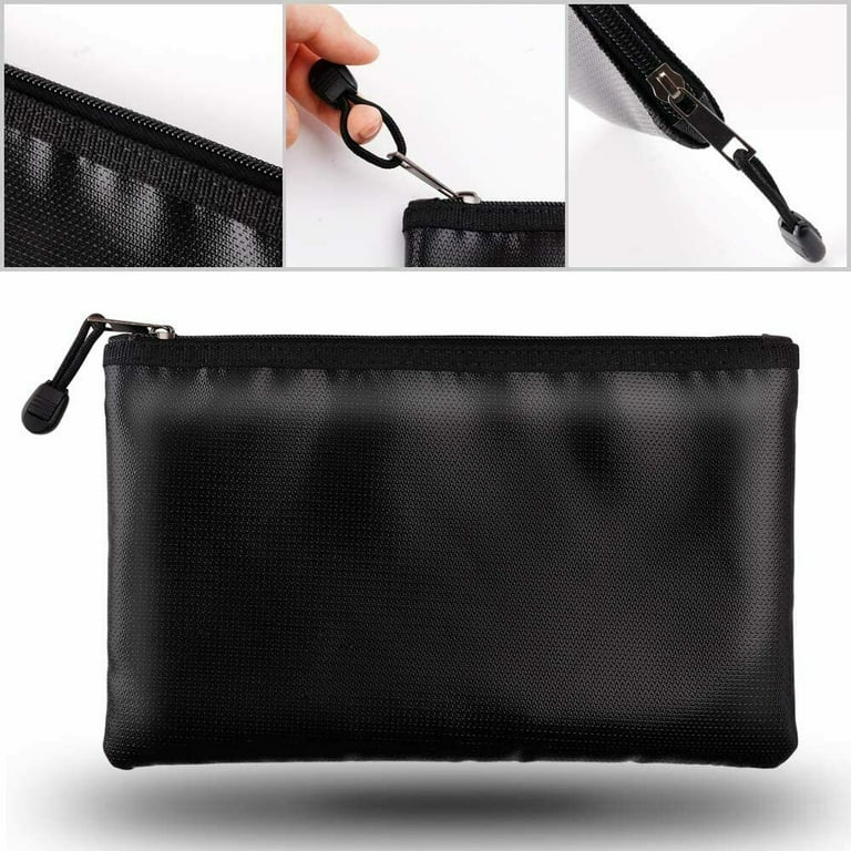 Portable Fire Safe Large Fireproof & Waterproof Money Bag / Document ...