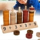 Wooden Bead Counting Educational Number Math Calculation Toy for Kid ...