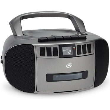 Victrola's Mini Bluetooth Boombox with Cassette Player, Recorder and AM ...