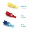 60pcs Insulated 22-10 AWG T-Taps Quick Splice Wire Terminal Connectors ...
