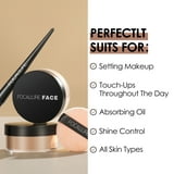 FOCALLURE Oil Control Loose Face Powder with Velour Powder Puff , Long ...