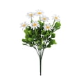 Artificial Daisy Flower Bundle Memorial Faux Floral Bouquet For ...