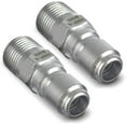 ESSENTIAL WASHER Plated Steel 3/8" Male Quick Connect Fittings Pressure ...