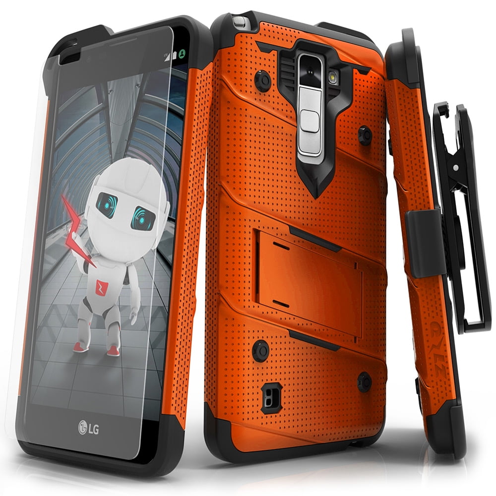 LG K10 Case, Zizo [Bolt Series] with FREE [LG K10 Screen Protector ...
