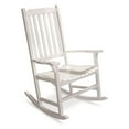 CASTLECREEK Oversized Adult Wood Rocking Chair, Indoor & Outdoor ...