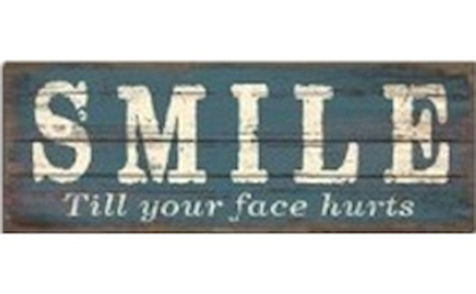 "Smile " Wooden Sign - Walmart.com