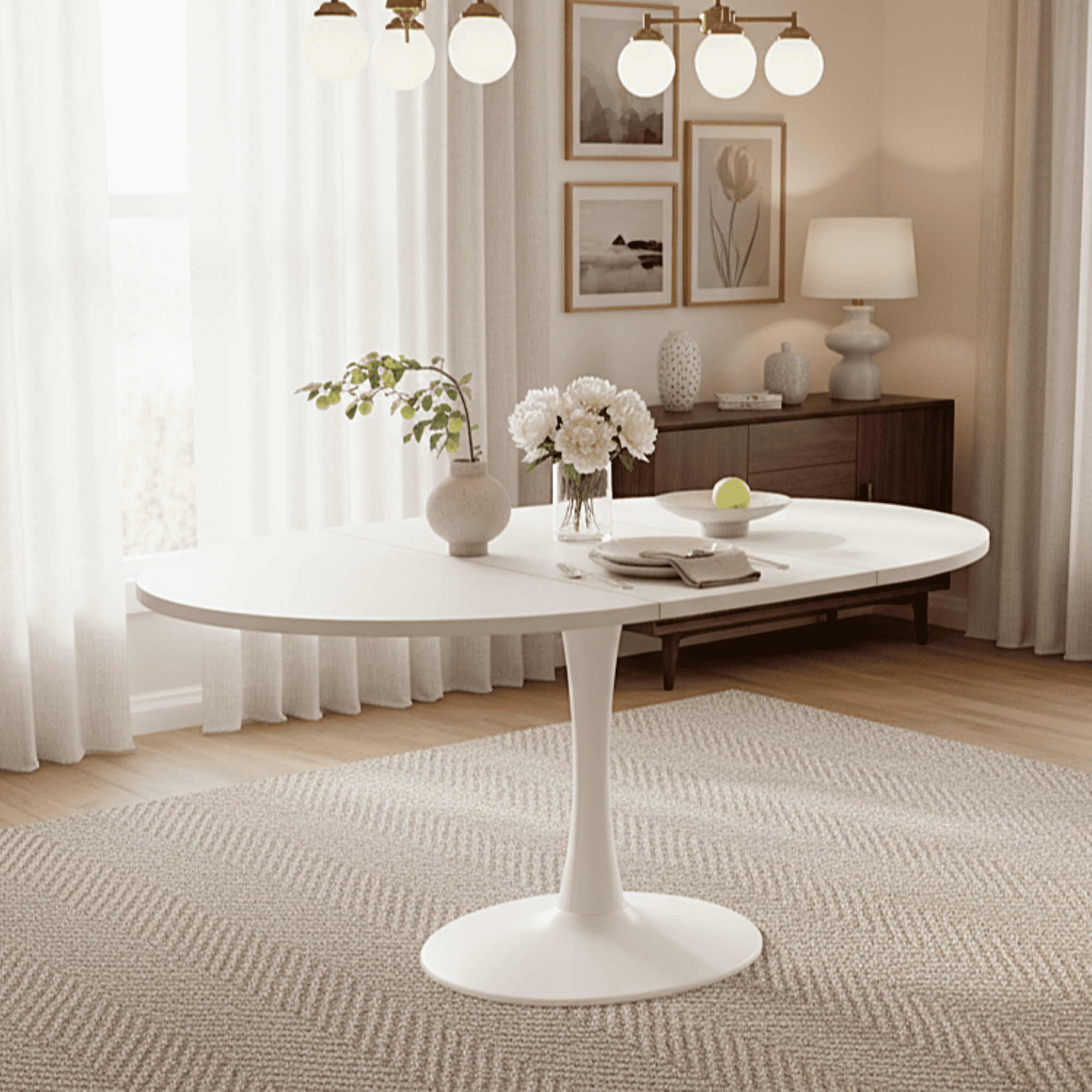 Click here for Noble House Extendable Round Dining Table smooth E... prices