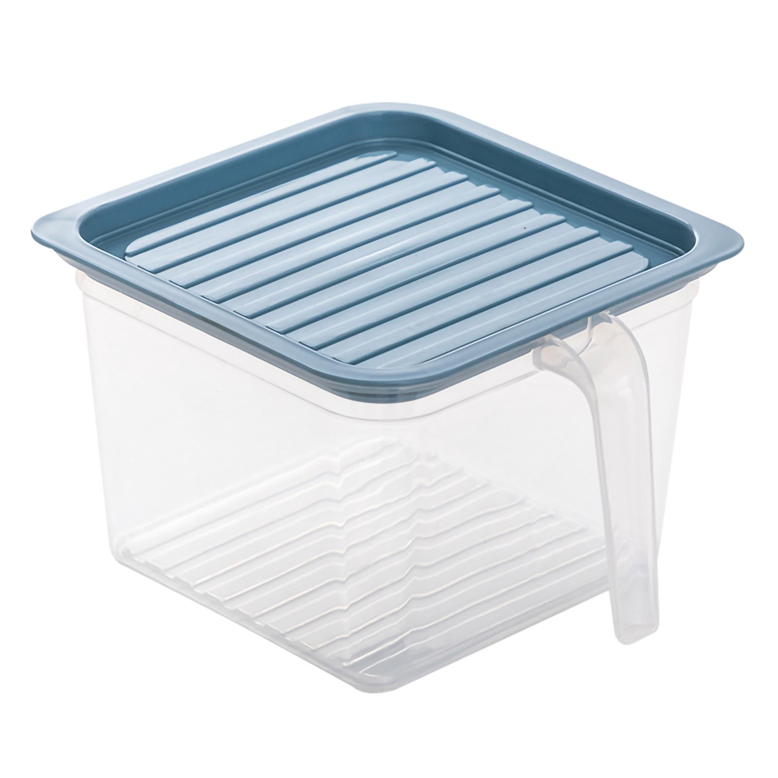 Wovilon Square Transparent Refrigerator Storage Box, With A Lid Can Be ...
