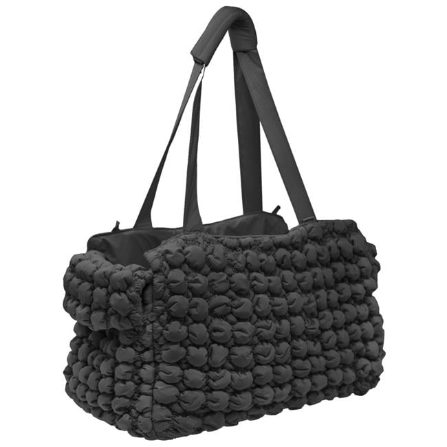 Bubble Vogue Ultra-Plush Fashion Designer Pet Carrier, Black - One Size ...