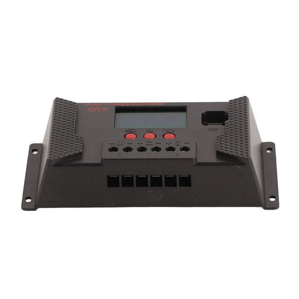 Controlador solar PWM 12v 24v adaptación automática LCD puerto USB ...