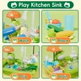 Play Sink for Kids with Running Water, Toy Sink with Play Food ...