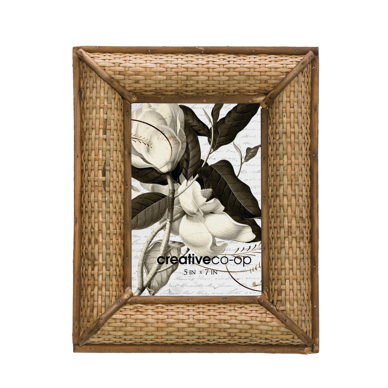 3R Studios Handwoven Rattan Photo Frame - Walmart.com