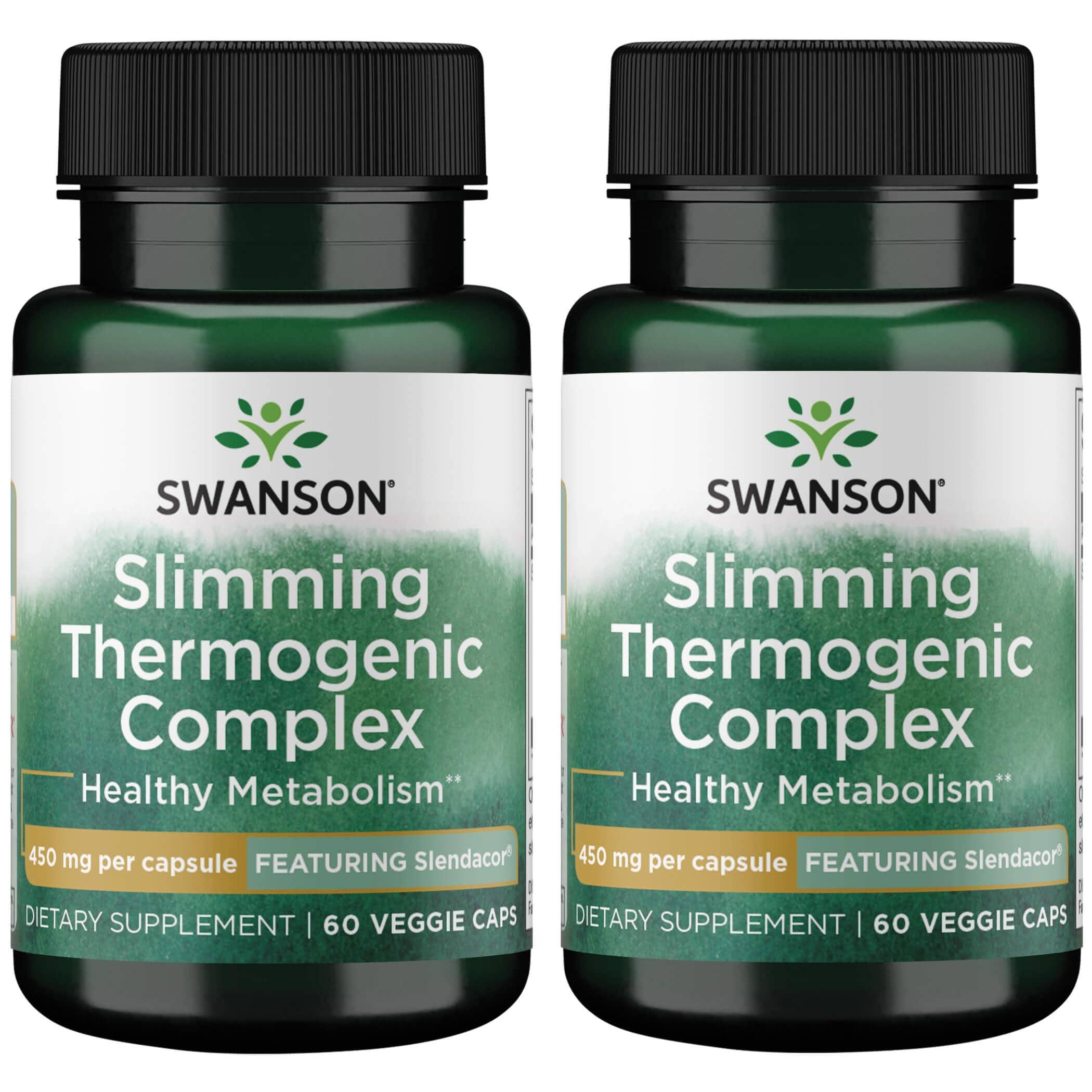 Swanson Slimming Thermogenic Complex - Featuring Slendacor 2 Pack ...