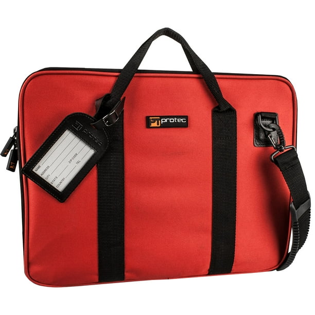 Protec Slim Portfolio Bag, Red - Walmart.com - Walmart.com