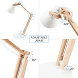Integrated LED Desk Lamp, Dimmable Office Lamp with Adjustable Arm, for ...