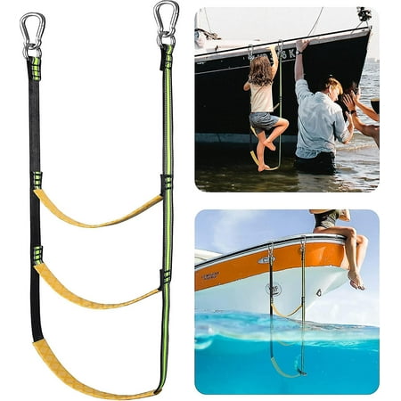 Boat Rope Ladder, Portable Boat Rope Ladder Extension Fishing Rope ...