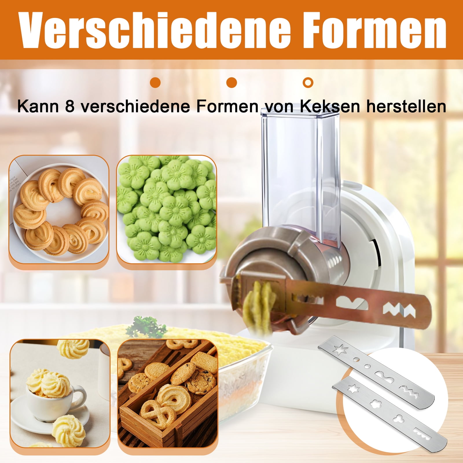 Click here for Kurtrusly 4pcs/Set Meat Mincer Biscuit Attachment... prices