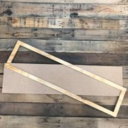 Wooden Letter Craft Alphabet M, Unfinished 5'' Small Wood Letter Décor ...