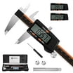 NEIKO 6 Inches Digital Caliper, Stainless Steel, Large LCD, Metric ...