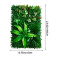 Artificial Hedge Fence Panel 60x40cm, Expandable Faux Leaf Screen ...