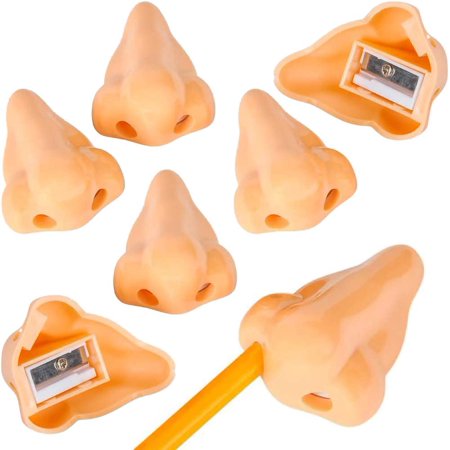 Funny Nose Pencil Sharpener, School Supplies, Prizes for Kids, Birthday ...
