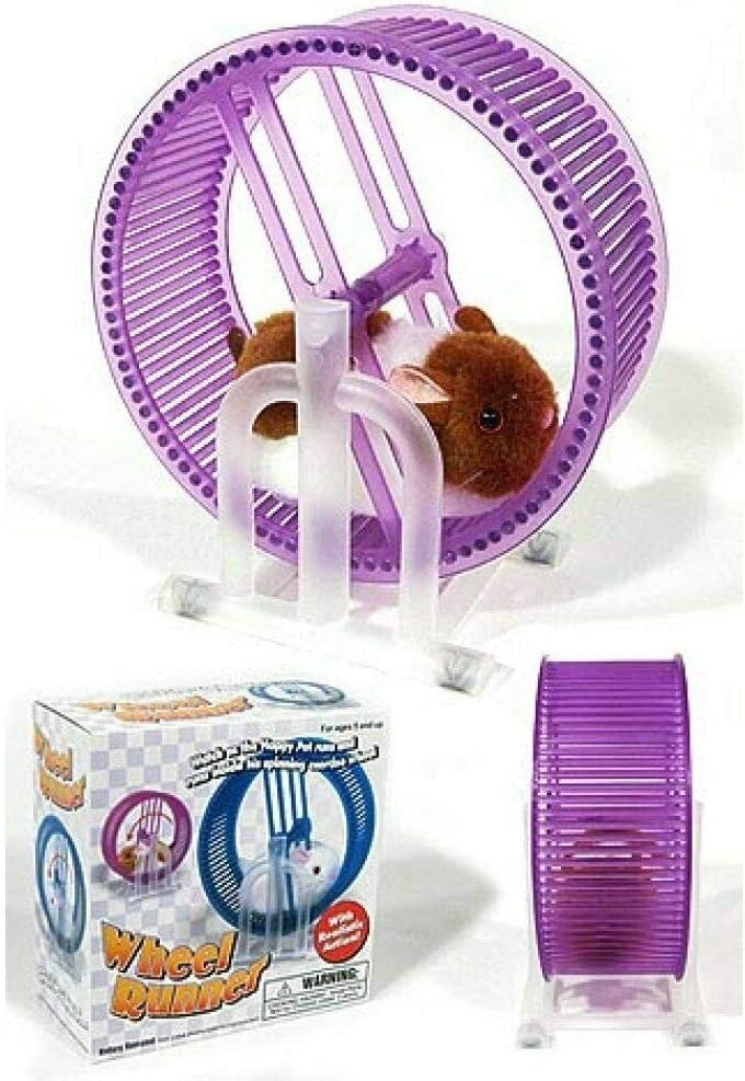 NewHappy Hamster Pet with WHEEL RUNNER Battery Operated Kid's Toy ...