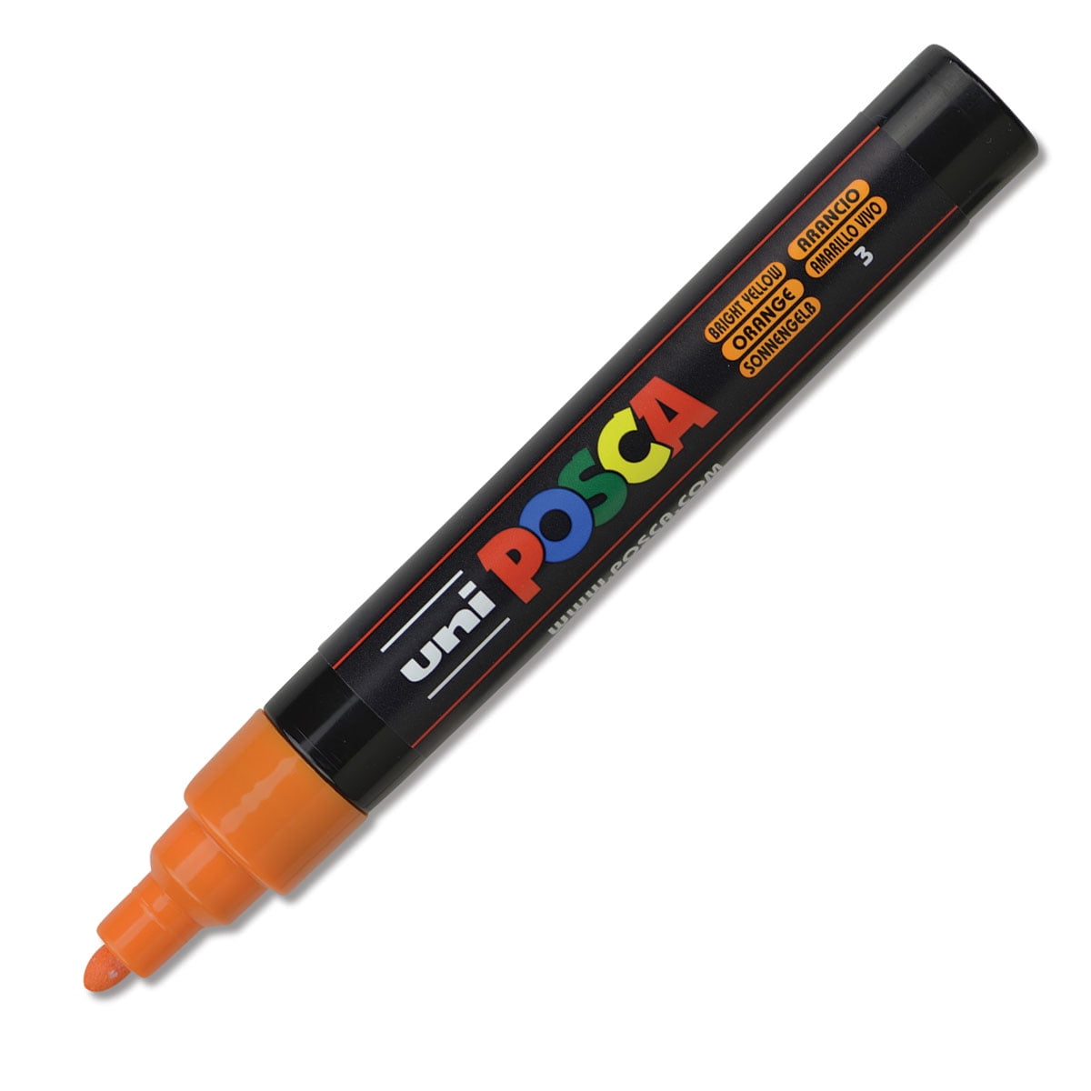 Uni-Posca Paint Marker - Bright Yellow, Bullet Tip, 2.5 mm - Walmart.com