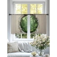 Broken Wall Tropical Sheer Curtains for Living Room Bedroom Palm Trees ...