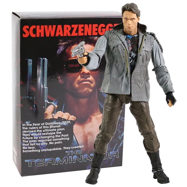 NECA Terminator 2: Judgment Day T-800 Arnold Schwarzenegger PVC Action ...