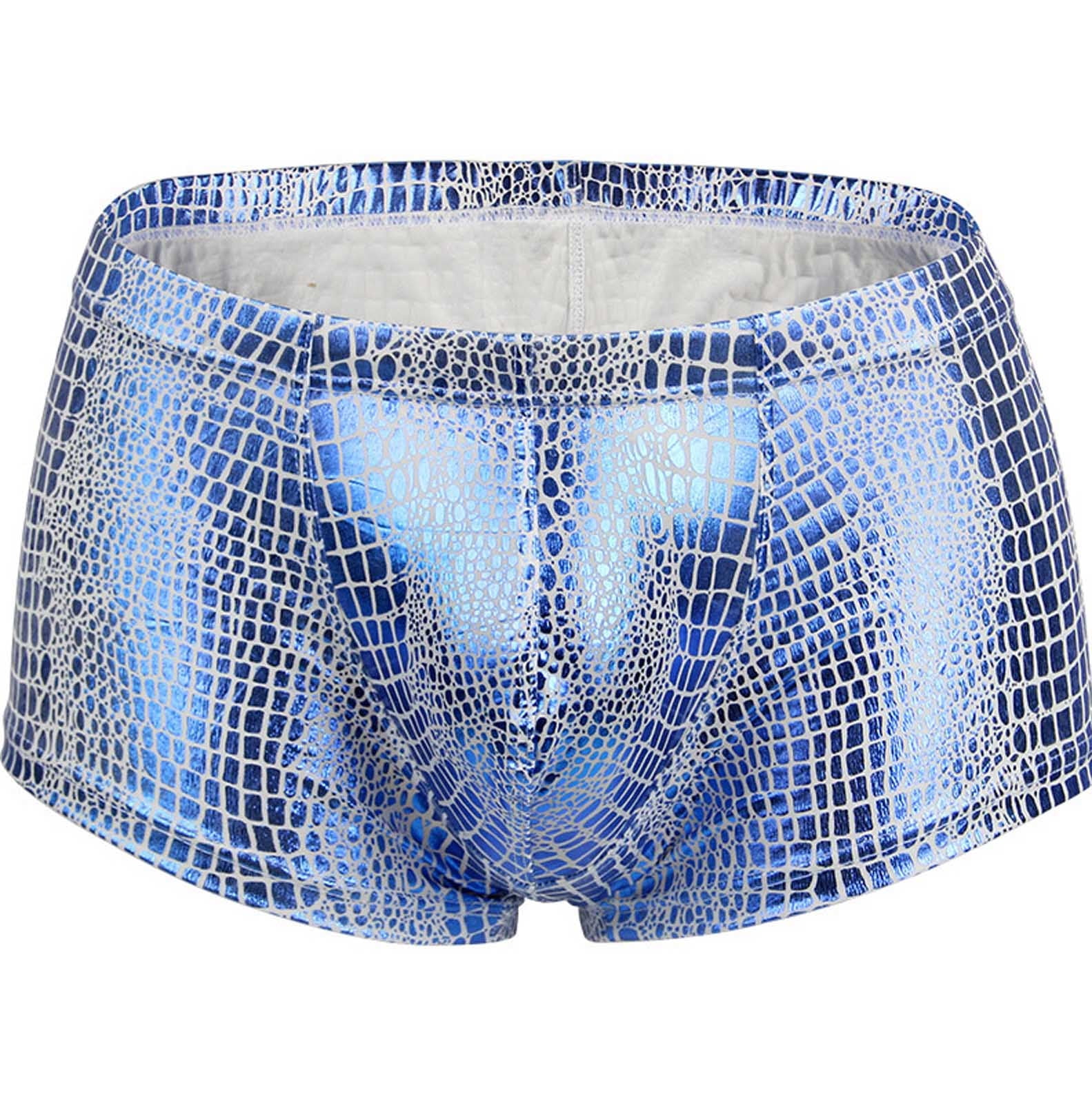 Honeeladyy Men's Summer Thin Transparent Ice Silk Boxers Soft ...