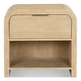 Furniture of America Riven Arched Solid Wood 1-Drawer Adult Nightstand ...
