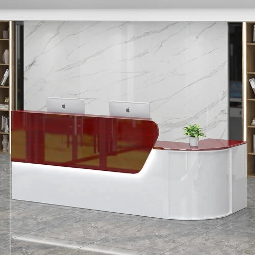 Computer Reception Desk Lectern Checkout Cash Register Service Desk ...