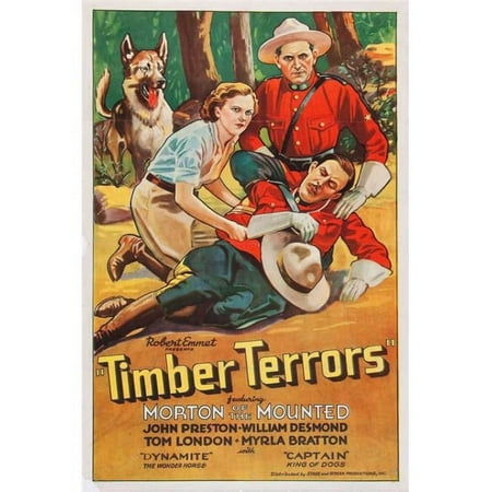 UPC 767081565858 - Posterazzi Timber Terrors Movie Poster - 27 x 40 in ...