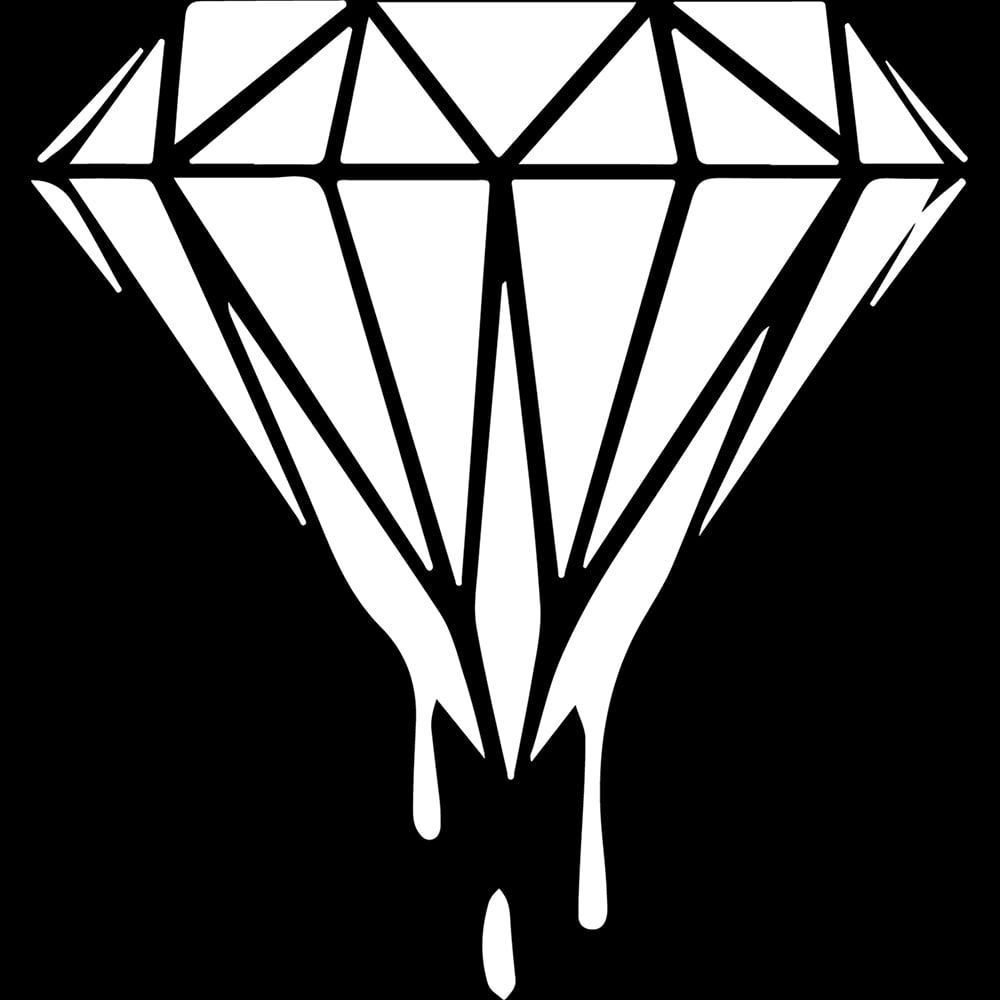 Transparent Decal Stickers Of Holodiamond Drip Dripping Diamond Drip ...