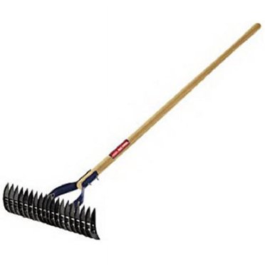 Ames 2915100 5.13" X 14.25" X 61.5" Adjustable Thatch Rake - Walmart.com