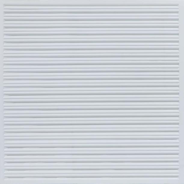 251-Economy Modern Lines 2 ft. x 2 ft. PVC Lay-in Ceiling Tile in White ...