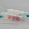 Sterilite Small Clip Box Clear Storage Tote Container w/ Latching Lid ...