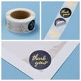 5 Roll 1 Inch Thank You Theme Self-Adhesive Paper Stickers Gift Tag for ...