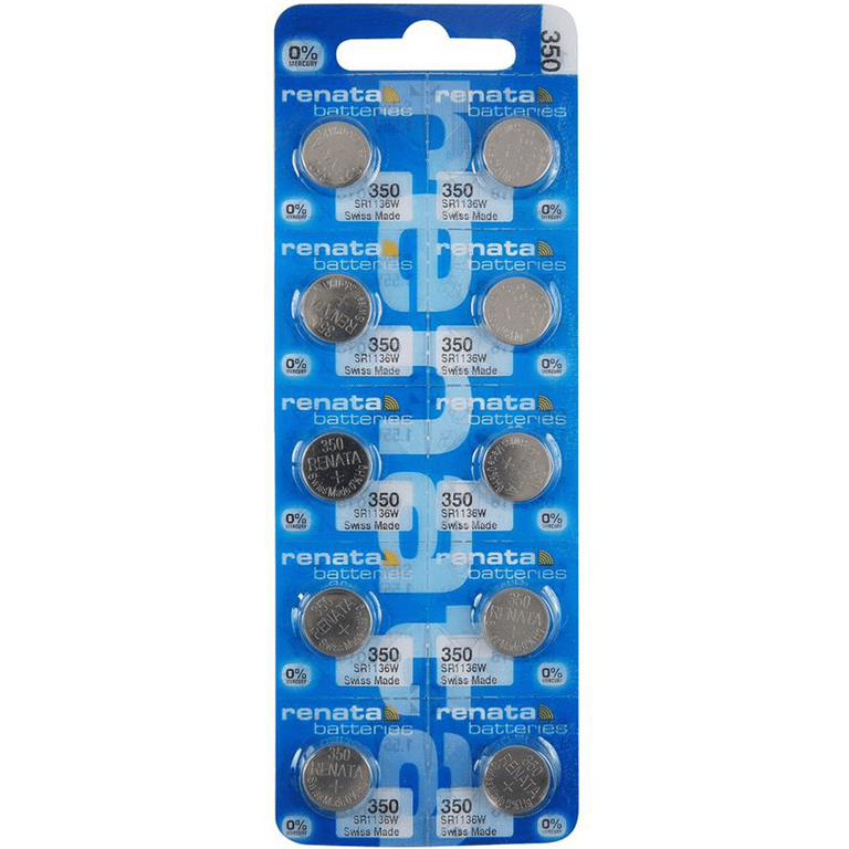 Renata Silver Oxide Watch Battery 371 Sr920sw (10, 44% OFF