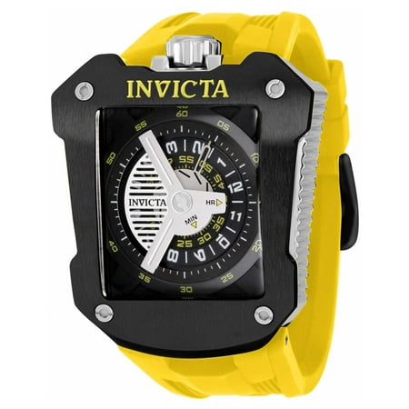 Invicta 41650 Men's Speedway Automatic Yellow Rubber Strap Watch ...