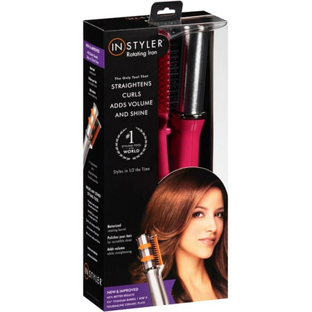 InStyler Rotating Styling Iron Pink (1-1/4 Barrel) - Walmart.com
