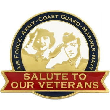 PinMart Proudly Served Veteran Pin – Patriotic American Lapel or Hat ...