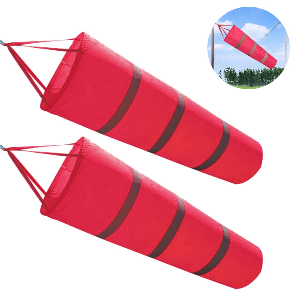 2 pieces windsock with reflective, windsock with reflective, airport ...