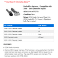 Radio Wire Harness for Chevrolet GM 2000-2005 - Stereo Installation ...
