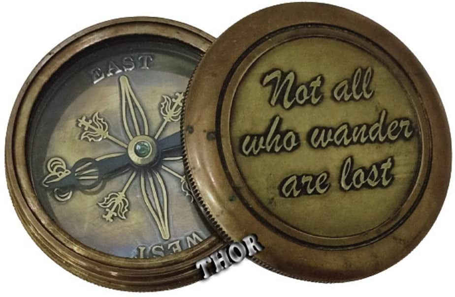 Nautical Navigational Not All Who Wander Are Lost Antique Maritime ...