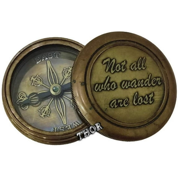 Nautical Navigational Not All Who Wander Are Lost Antique Maritime ...